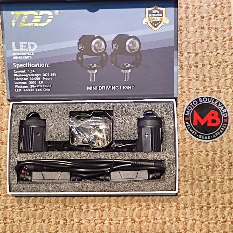 TDD Mini Driving Lights ORIGINAL (white yellow) | Shopee Philippines
