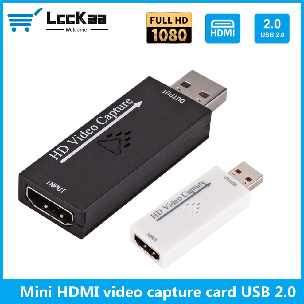 USB 2.0 Video Capture Card Mini HDMI Video Grabber Box for PS4 Game DVD ...