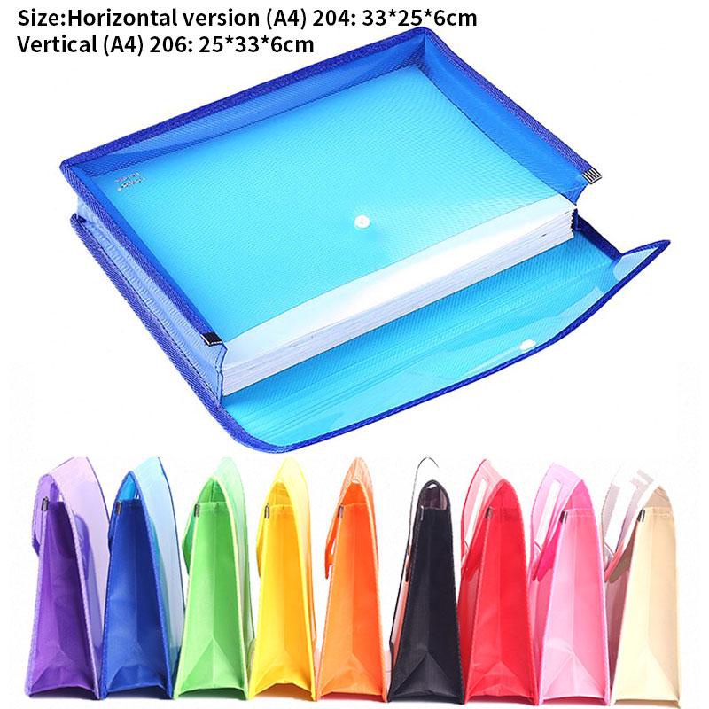 A4 File Folder Stationery Storage Folder Waterproof File Organizer ...