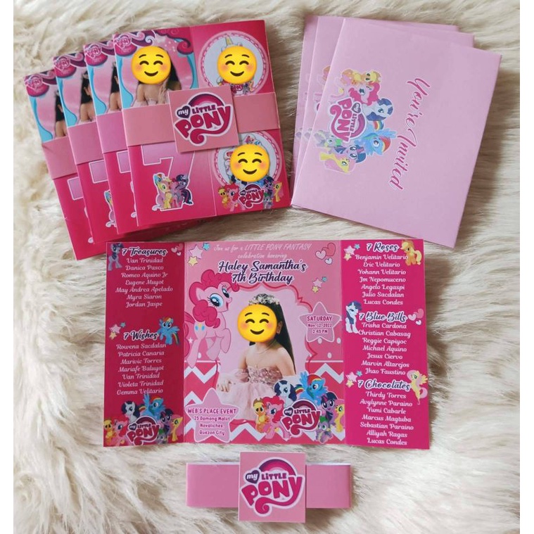 Flip Type Birthday Invitation with Envelope (10PCS) | Shopee Philippines