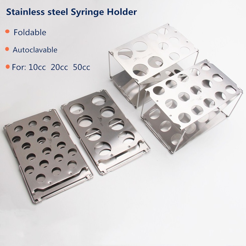Liposuction Syringe Tray 10CC 20cc 50cc Foldable Autoclavable Syringe ...