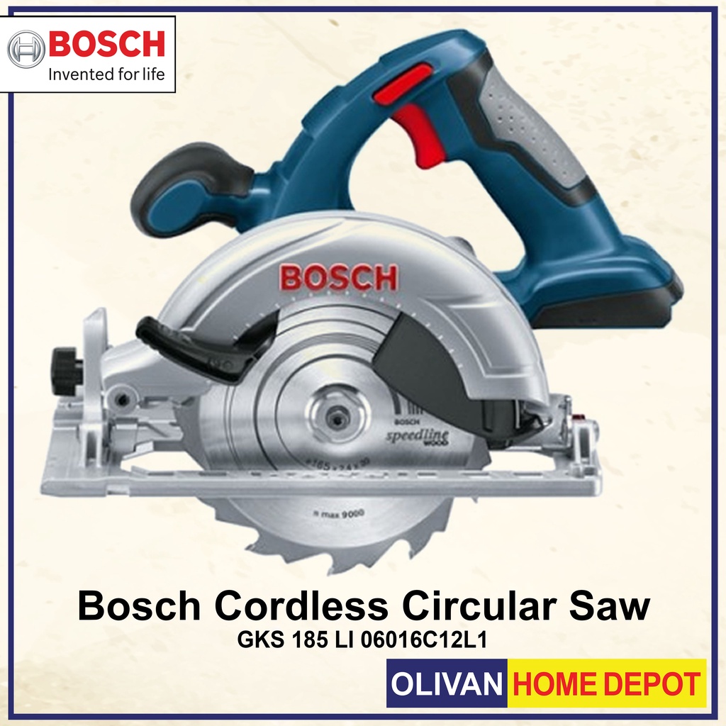 BOSCH Cordless Professional Circular Saw GKS 185-LI 06016C12L1 | Shopee ...