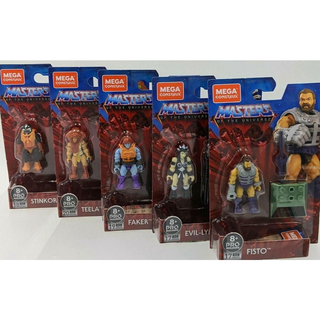 5pcs Mega Bloks Construx Masters Of the Universe MOTU Pro Builder ...