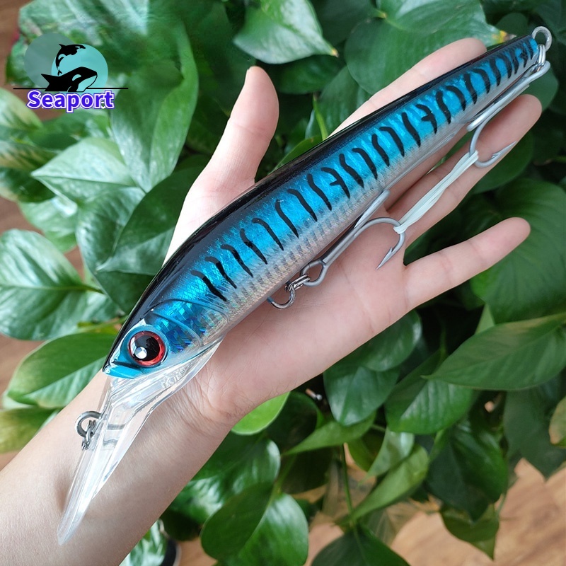 40g/180mm Big Sinking Minnow Fishing Lure, Trolling Lure Artificial ...