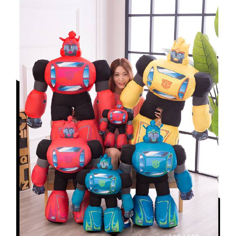 55cm Transformers Plush Toy Stuffed Doll Robot Children Cartoon Pillow ...