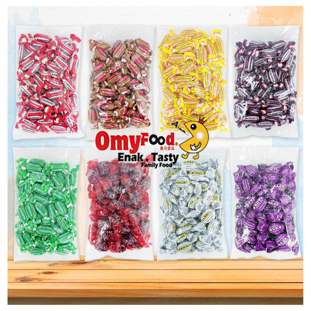 50 pcs (200g)Hudson Candy[Classic/Lemon/HoneyLemon/Wild Berry/Lime],Hack Candy OmyFood] | Shopee ...