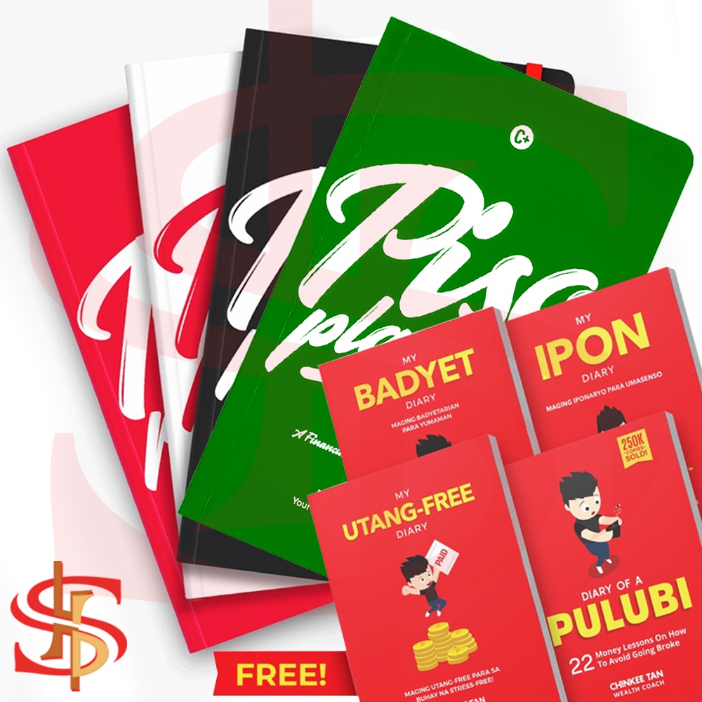 Piso Planner + 4 FREE Diary Books - Iponaryo Planner Kit 2.0 (Utang-Pulubi-Ipon-Badyet-Piso ...