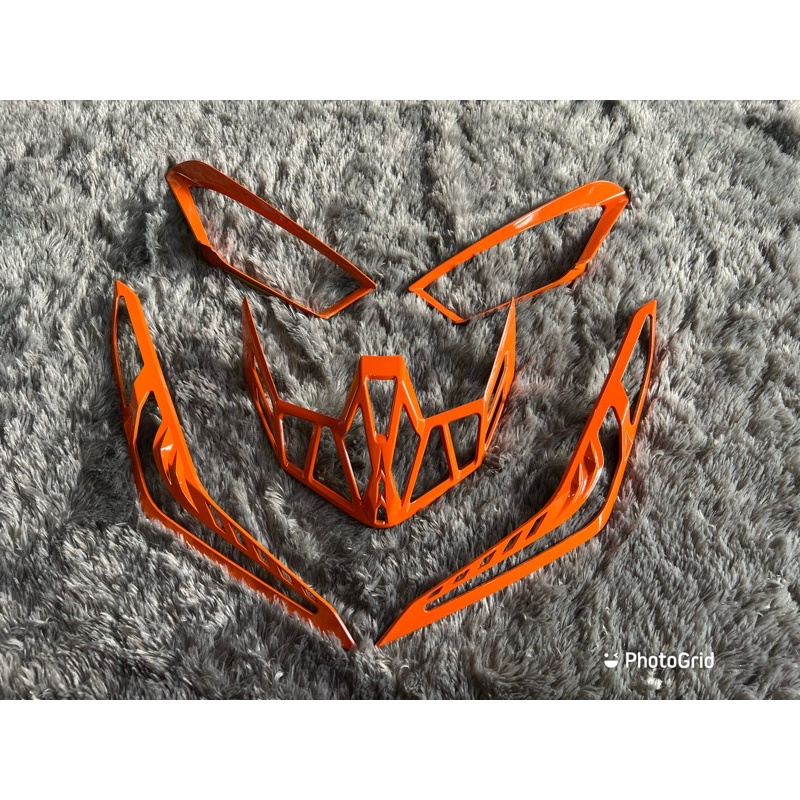 Honda Click V2 Original Orange 3in1 Garnish (Factory Made not Sprayed ...