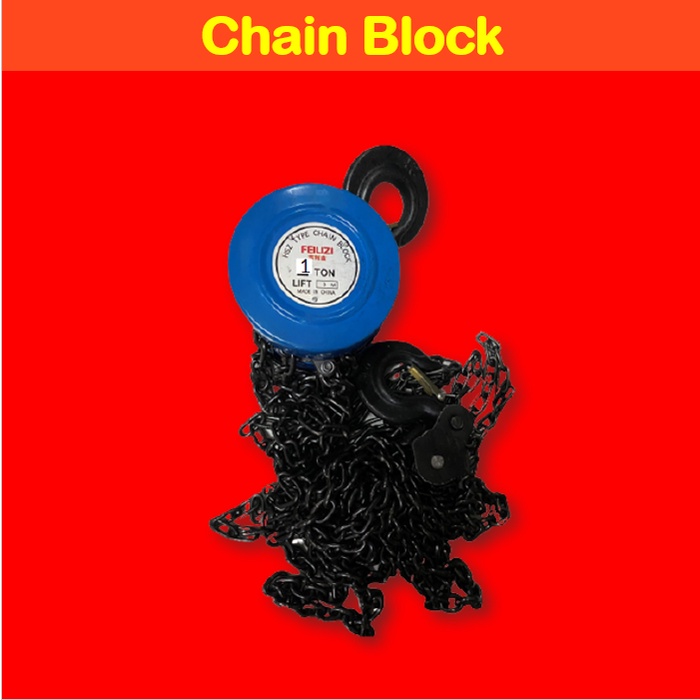 1T Manual Lifting Chain Block Hsz Type Small Pulley Block 31 By 25 Cm ...