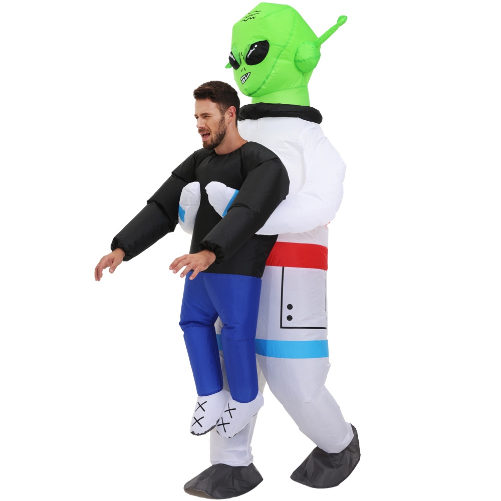 KOOY Inflatable Alien Costume Adult,Inflatable Costume Adult,Blow Up Alien Astronaut costume ...