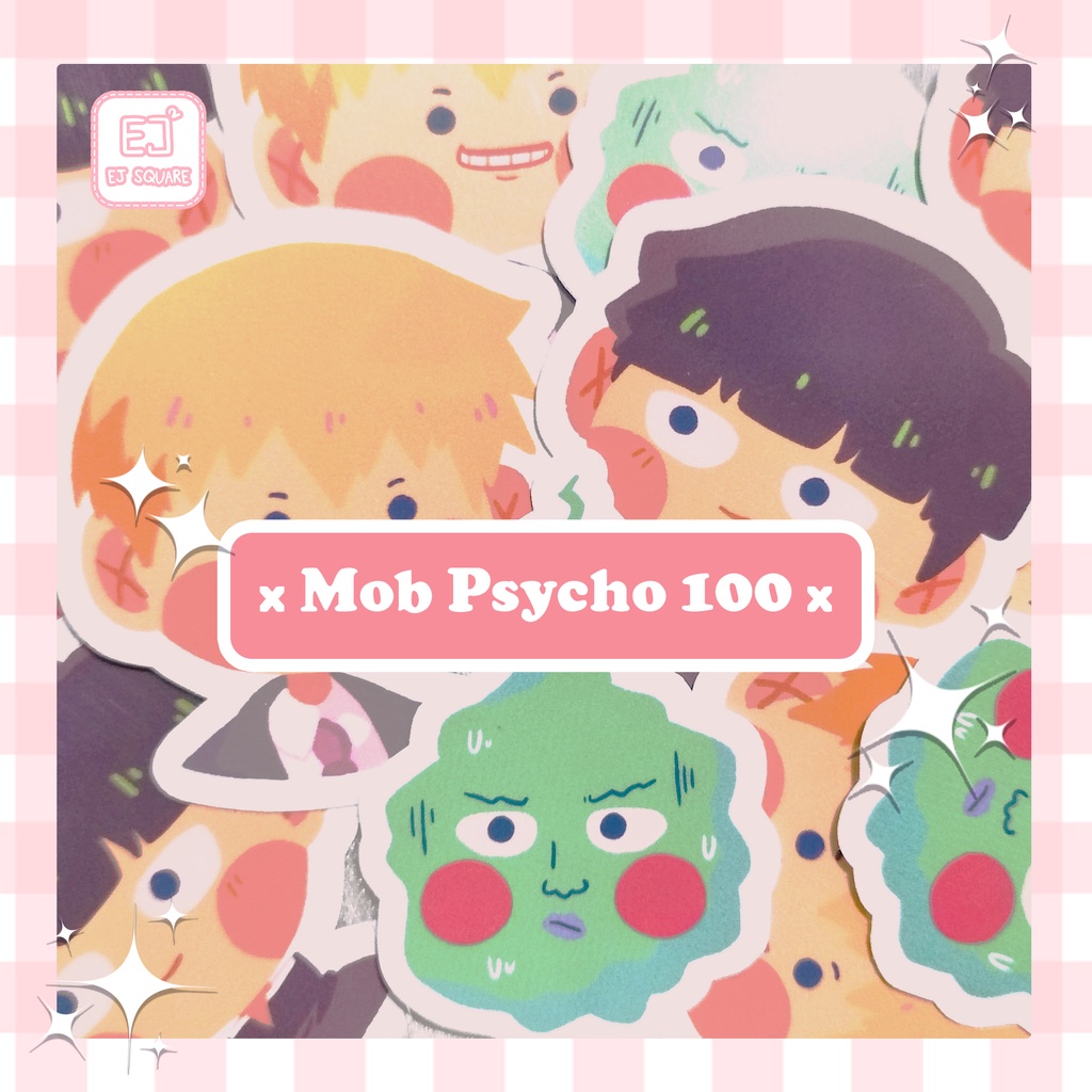 MOB PSYCHO 100 VINYL WATERPROOF STICKERS | EJ SQUARE | Shopee Philippines
