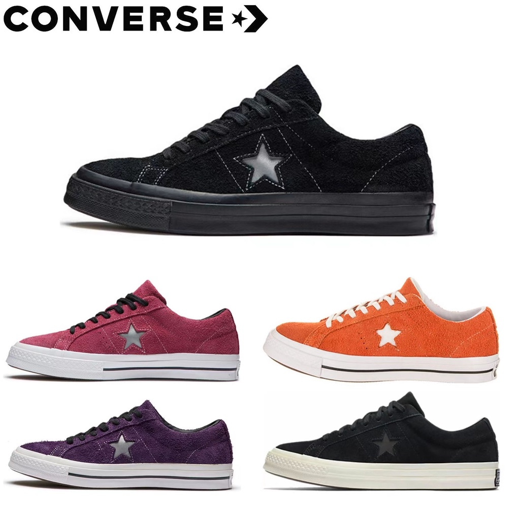 Converse One Star OX suede low top casual board shoes for men and women ...