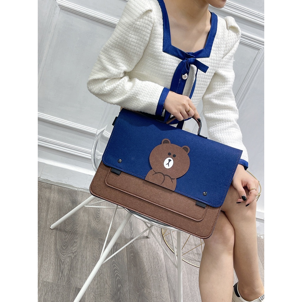 Felt Laptop Bag Hand Carrying Bag Laptop Case Bag Slim 15inches Laptop ...