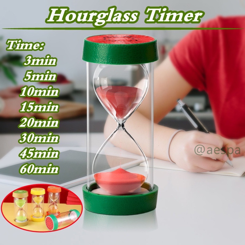 Creative Fruit Timer Hourglass 10/15/20/30/45/60 Minutes Sand Glass ...
