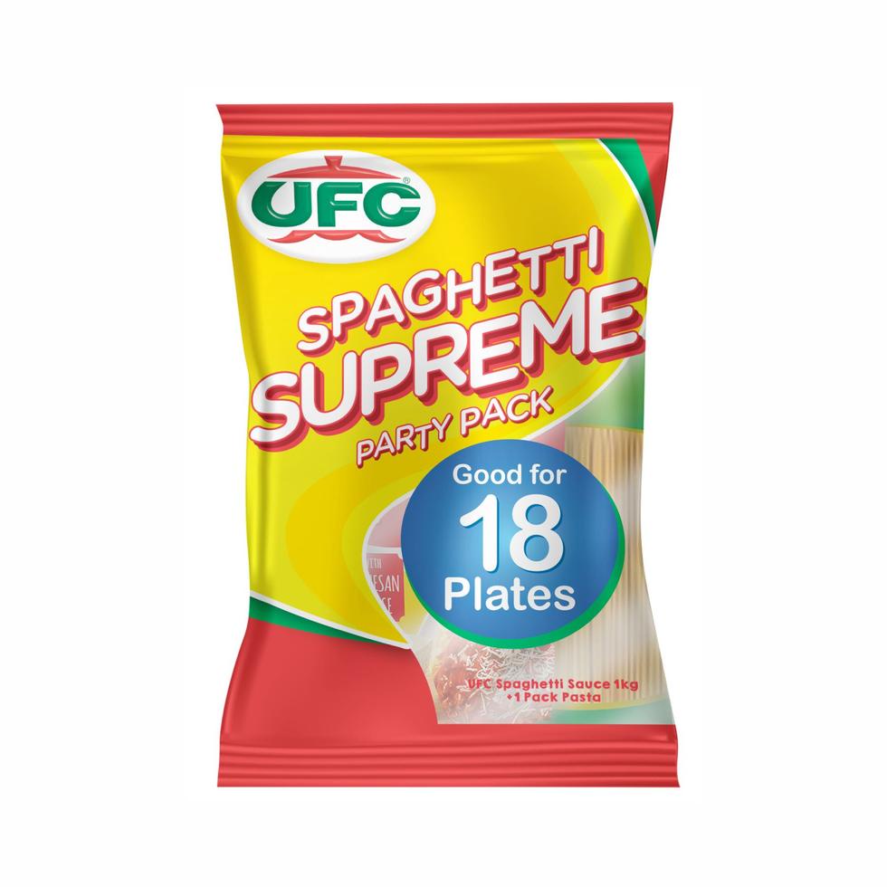 UFC Spaghetti Supreme Party Pack 800g Good For 18 Plates | Shopee ...