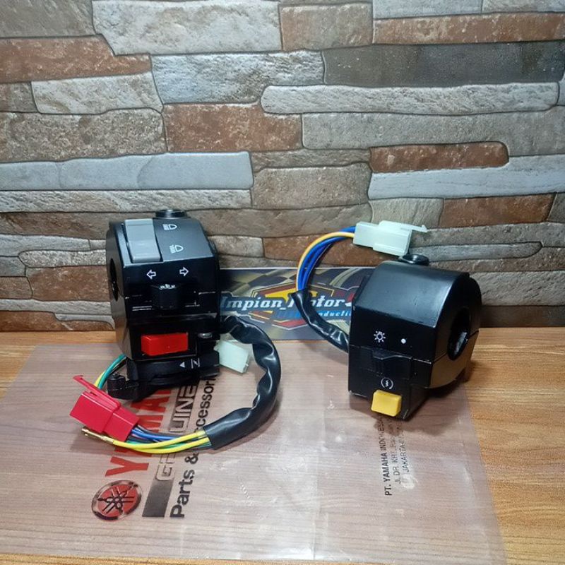 Right Left Switch Package plus Front Brake master assy Yamaha Vega Old ...