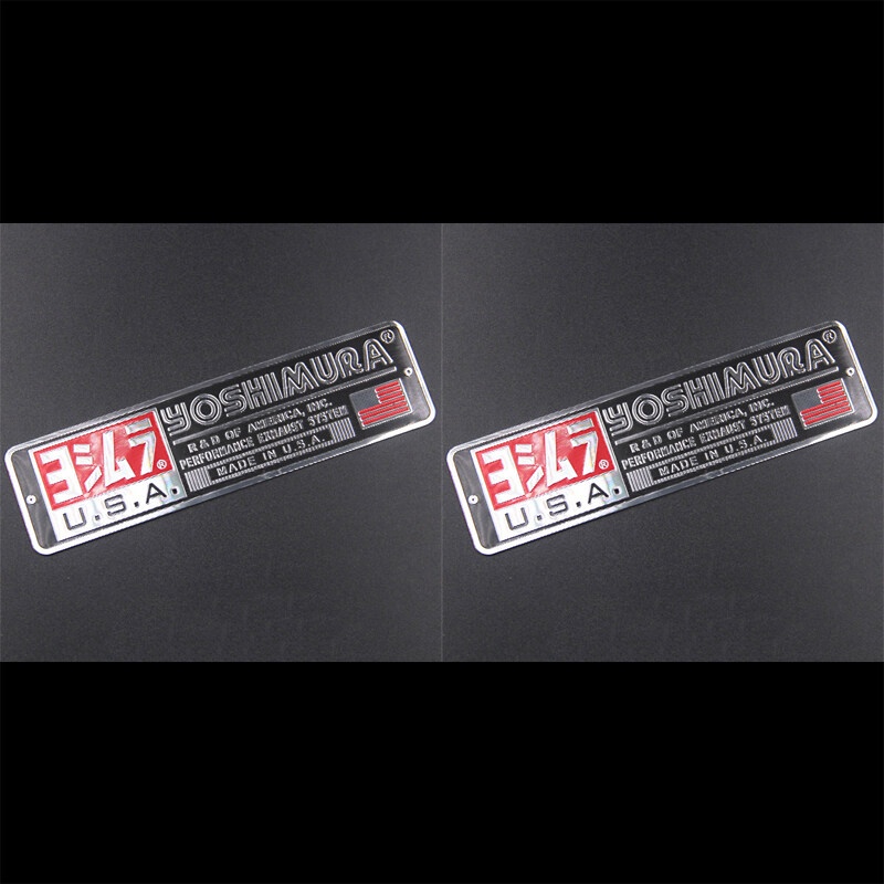 *READY STOCK*Motorcycle Exhaust Pipes Decal Sticker Yoshimura Aluminium ...