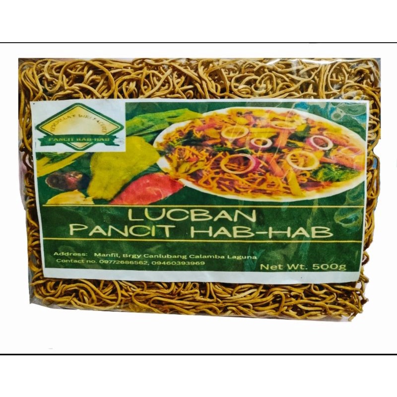 PANCIT HABHAB LUCBAN PANCIT HABHAB (500g) | Shopee Philippines