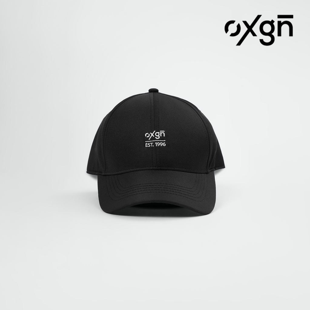 OXGN Est. Generations Curved Cap For Men And Women (Black/Light Blue ...