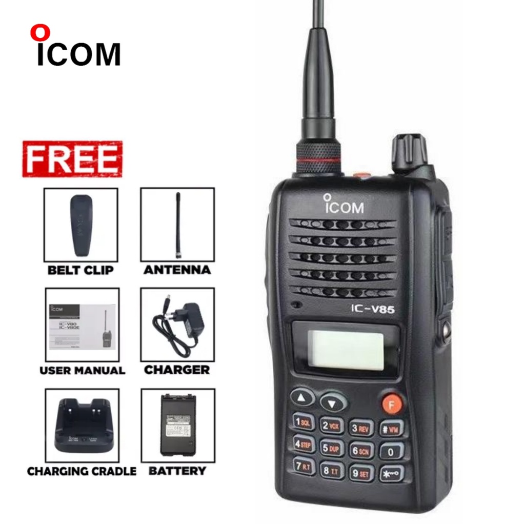 ICOM V85 7 Watts Outdoor Marine Walkie Talkie Long Range 10km VHF Two ...