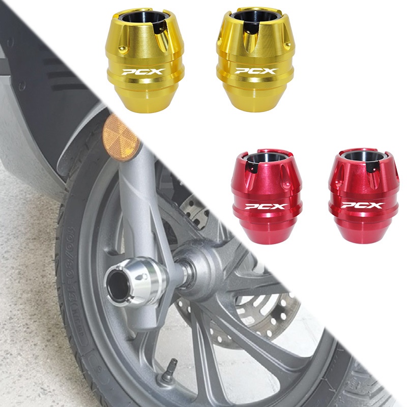 ★Send★Suitable For HONDA PCX160 2021 Modified Exhaust Pipe Shock-Resistant Ball Front Wheel Fork ...