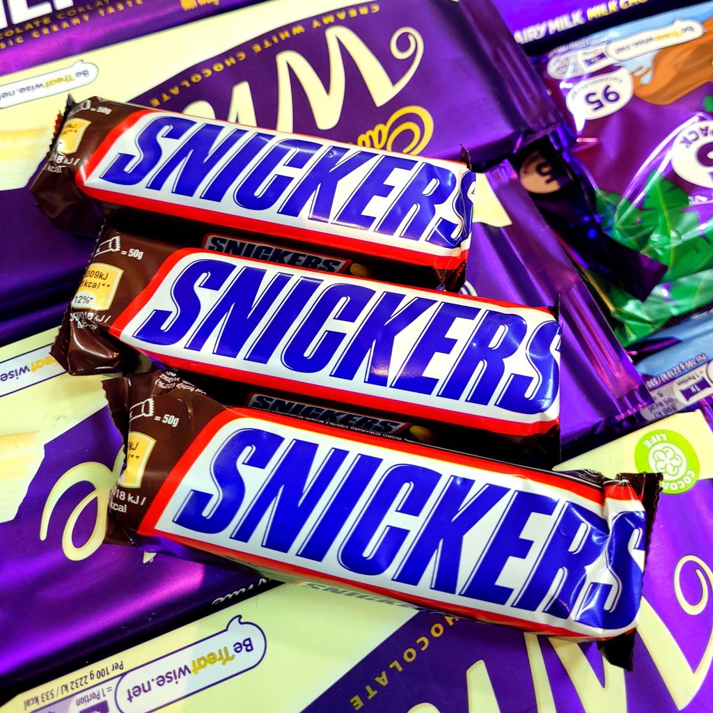 [BUNDLE OF 3] Snickers Chocolate Bar 45g x 3 | Shopee Philippines