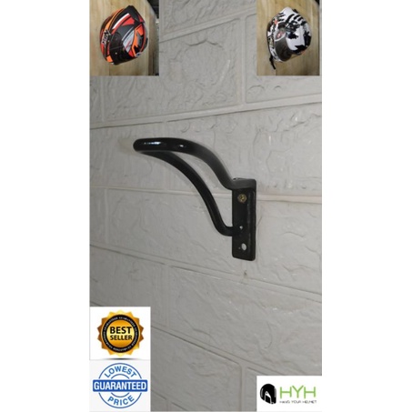 HangYourHelmet Helmet Hook Wall Mounted Philippine Style | Shopee ...