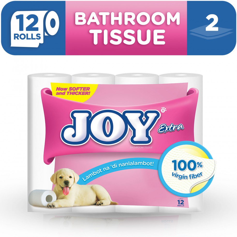 Joy 2ply 400 Sheets Bathroom Tissue 12rolls | Shopee Philippines