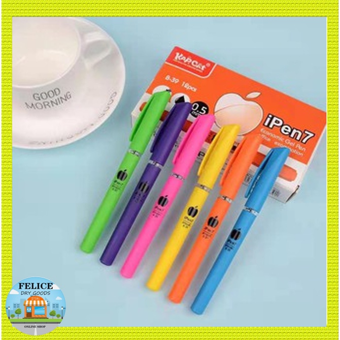 HOBBIES & STATIONERY WRITING MATERIALS IPEN 8 ECONOMIC GEL PEN #G-8003 ...
