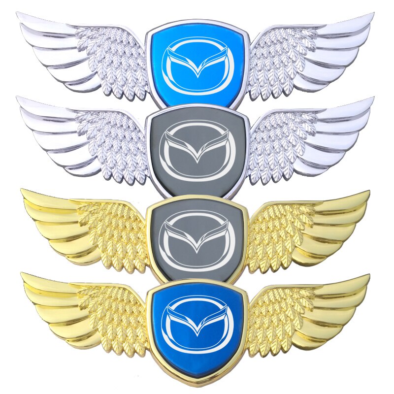 Car Side Badge Sticker Front Hood Emblem Decal for Mazda 3 5 7 RX8 RX7 ...
