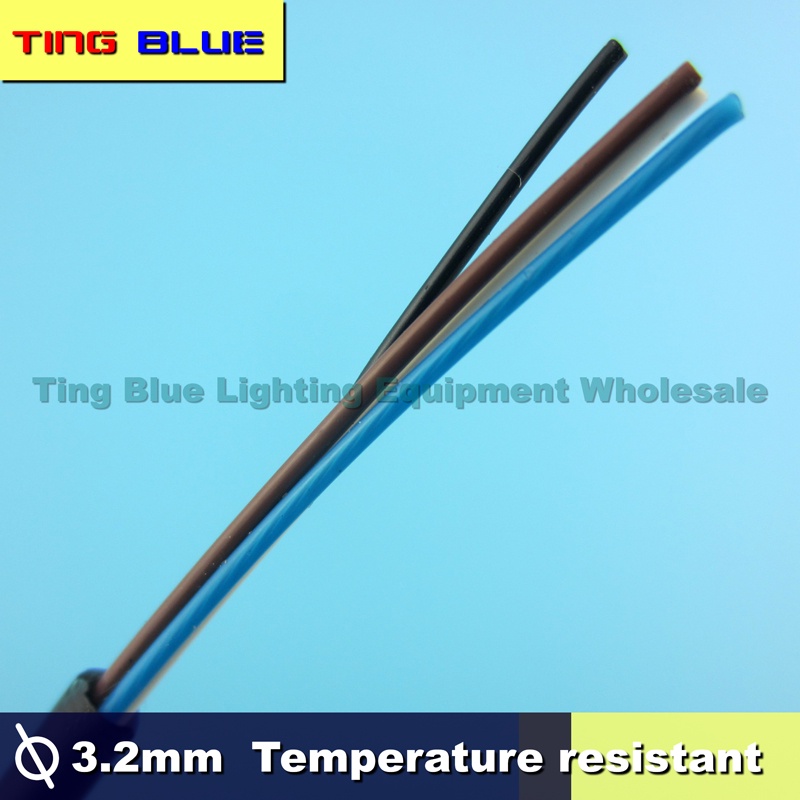 ((20m) 4x0.2mm Chandelier Wire Small Round Sheath Low Voltage Light LED ...