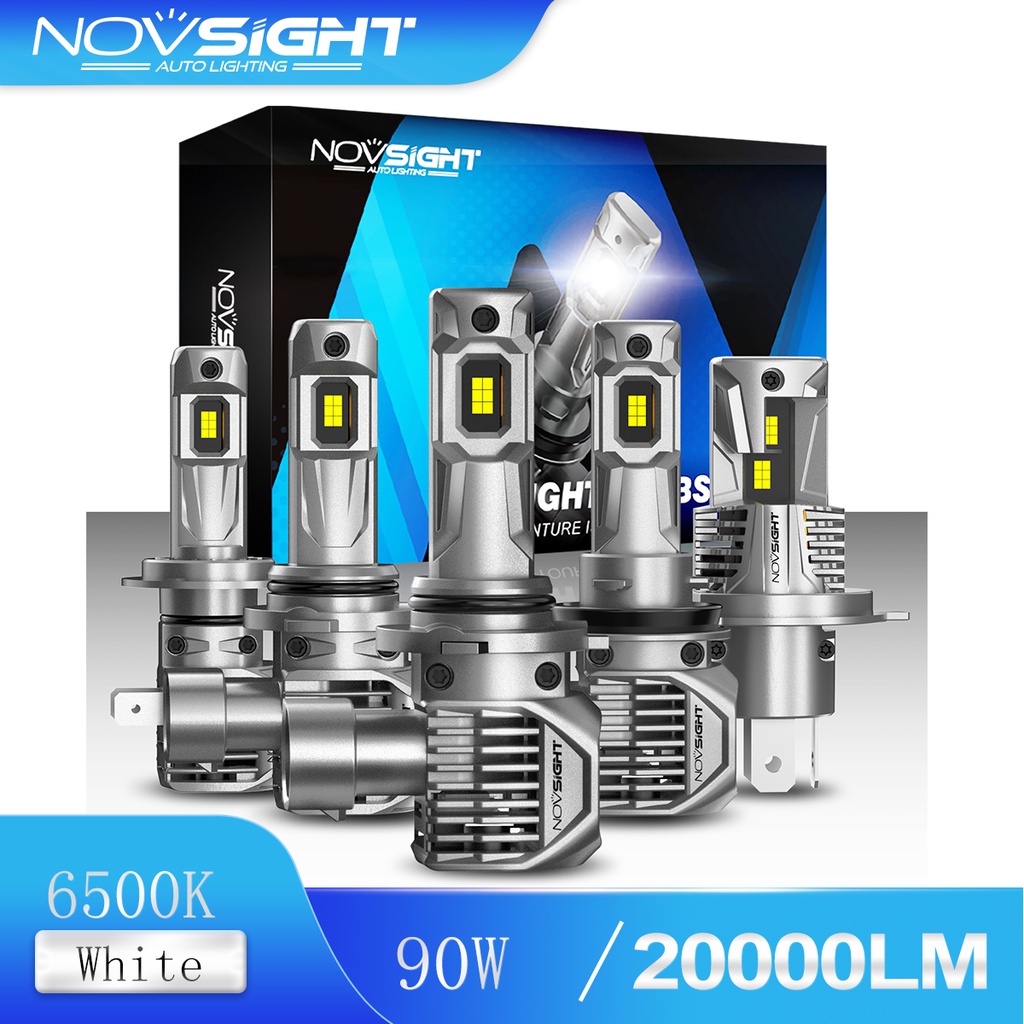 Novsight Newest N62 Car LED Headlight H4 H11 1:1 design in-line headlight 90W 20000LM 6500K ...