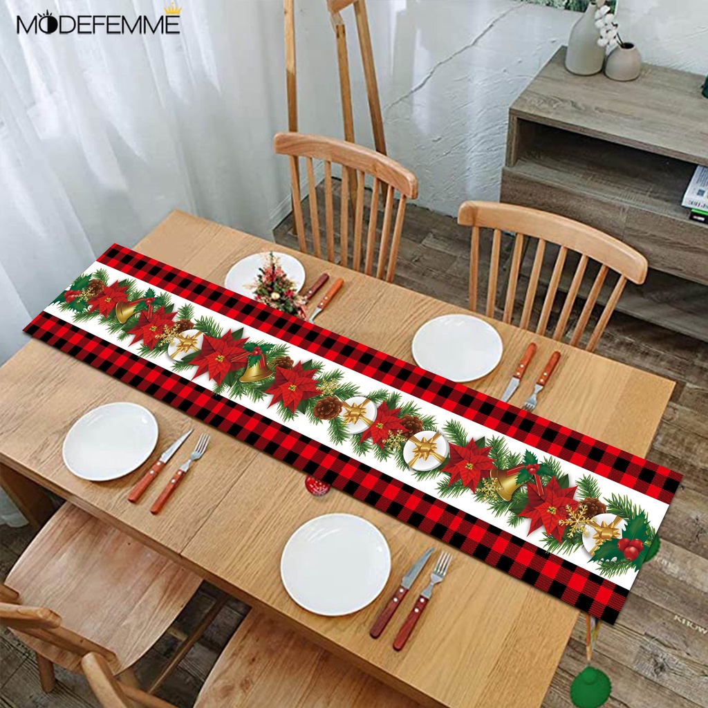 35*180cm Red Flower Bell Decoration Table Runner Cabinet Dust Cloth ...