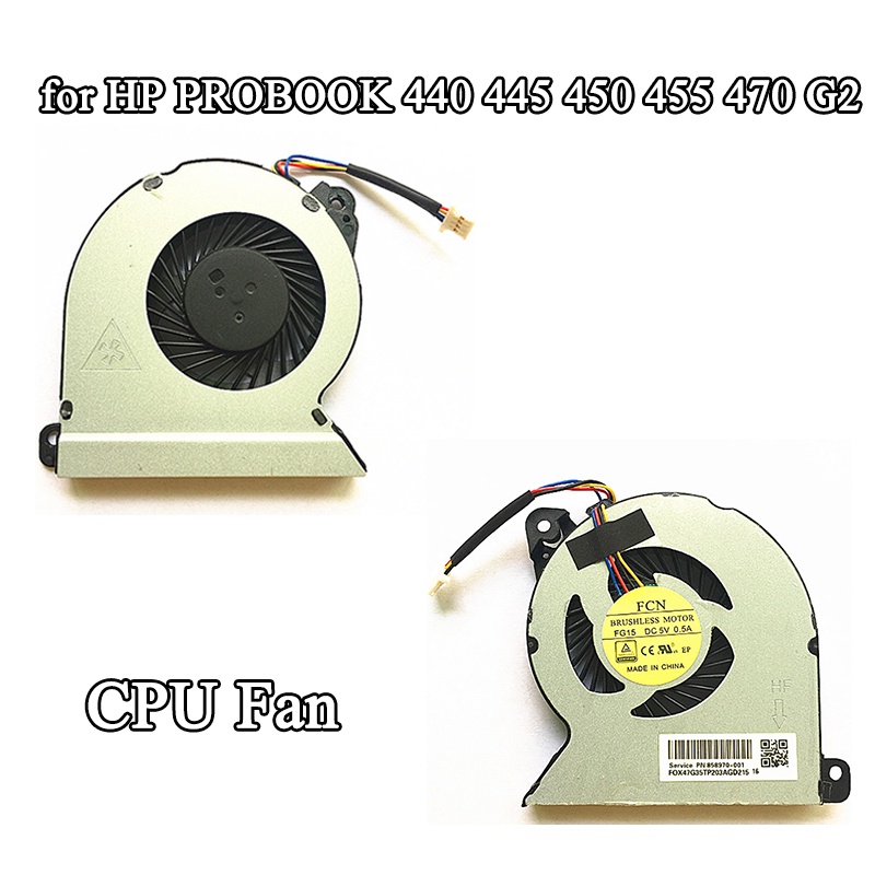 Cooling Fan CPU Fan Replacement Fan for HP PROBOOK 440 445 450 455 470 ...