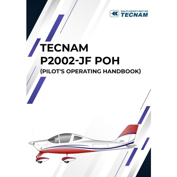 Tecnam P2002-JF POH (Pilot's Operating Handbook) | Shopee Philippines