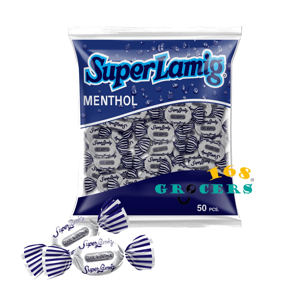 Super Lamig Menthol Candy 240g (50pcs) | Shopee Philippines