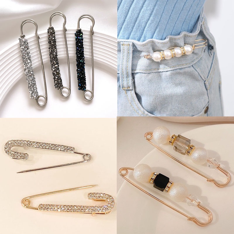 New Style Large Brooch Pin Buckle Fixed Clothes Button Cardigan Pin ...