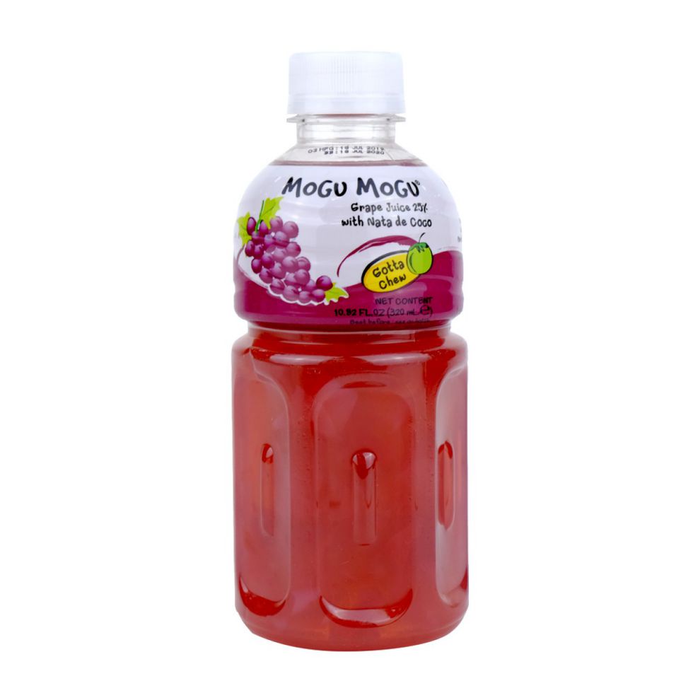 Mogu Mogu Grape Flavored Drink With Nata De Coco 320Ml | Shopee Philippines