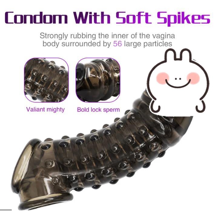 SG Penis Sleeve Triple Lock Fine Crystal Sleeve, Time-lapse Extension and Bold Sleeve Adult Toy ...