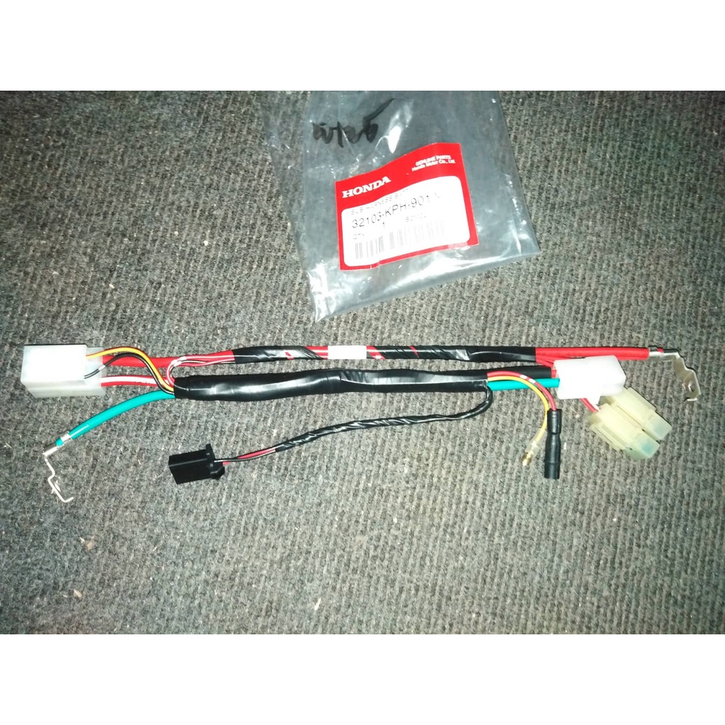 GENUINE Battery harness honda wave 125s/ wave 125i sub harness original ...