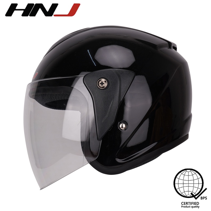 HNJ A4-002 Women's Half Face Motorcycle Helmet Single Visor Helmet ...