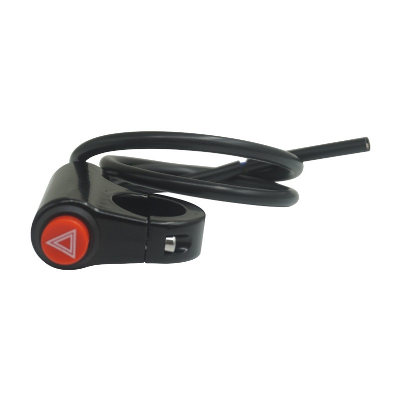 Motorcycle Hazard Handle Bar Switch Alloy ON/OFF Signal Flasher ...