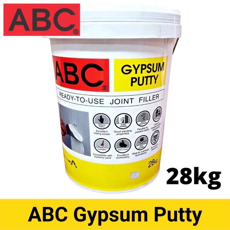 ABC Gypsum Putty 16L | Shopee Philippines