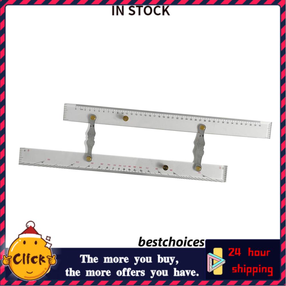 Bestchoices Marine Navigation Parallel Ruler Clear Scale High Accuracy ...