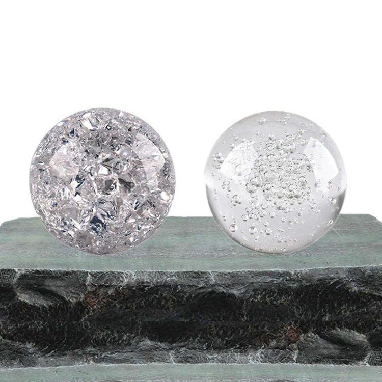 Crystal Marbles Water Fountain Ball Decorative Glass Balls Home Indoor ...