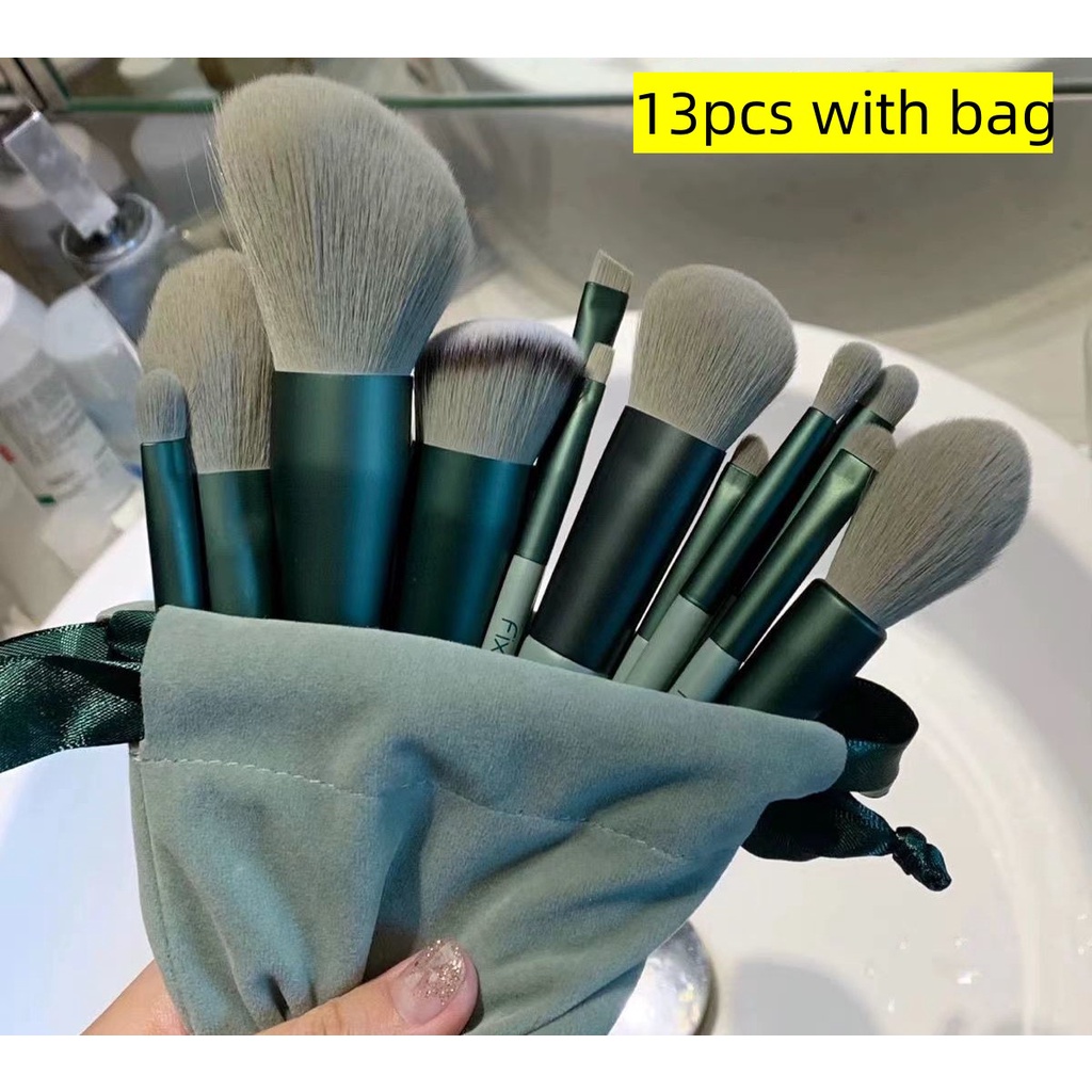 JN 13PCS Makeup Up Brush Complete Set With Case Pouch Original ...