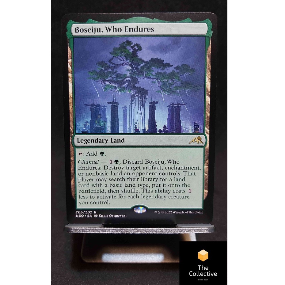 Magic the Gathering - MTG Card Game - Boseiju, Who Endures - NEO [LAND ...