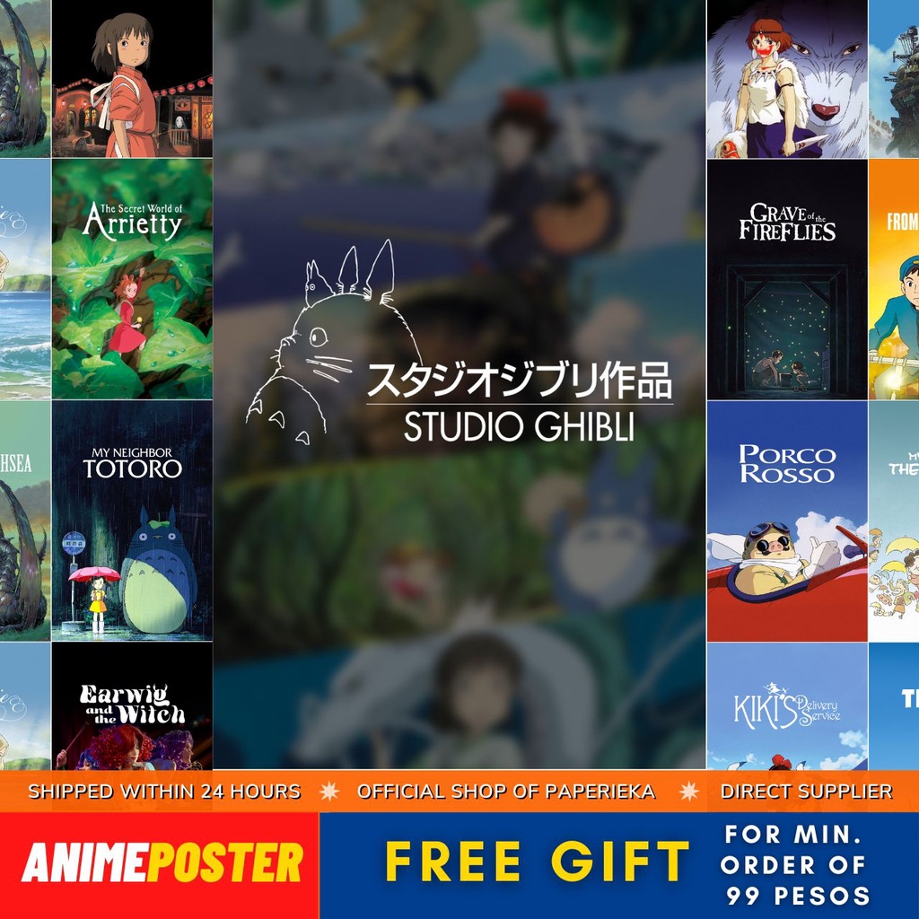 Studio Ghibli Collection #1: Official Anime Mini Poster (5R/4R ...