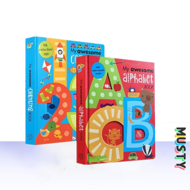 【Ready Stock】My Awesome Alphabet Book / My Awesome Counting Book (board ...