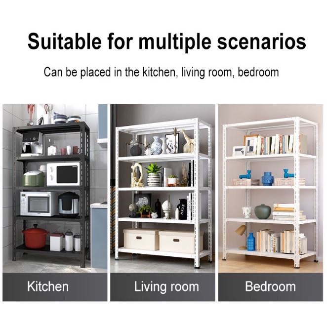 All Metal 5 Layer Heavy Duty Shelves Rack Steel Layers Adjustable ...